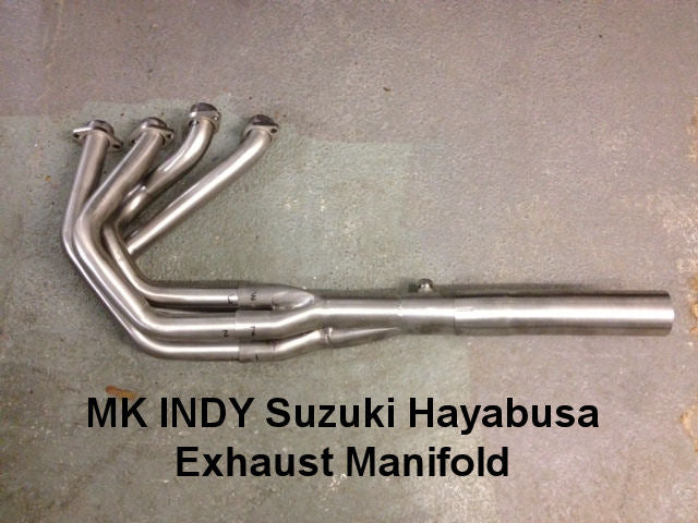 Suzuki Hayabusa 2.5" Stainless Steel 4 - 2 - 1 Exhaust Manifold Mk Ind ...